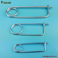 China Spring Wire Coiled Tension Safety Pin, Small body Diaper Pin ,Zinc Finish Safety Pin Wire for sale