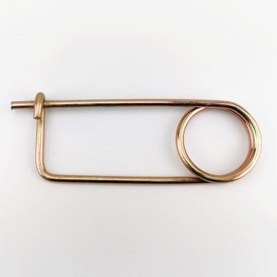 China Zinc plating Spring Wire Coiled Tension Safety Pin,  Safety Pin Wire for sale