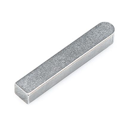 China 1018-1045 Steel undersized square stock DIN6885 Zinc Plating ANSI/ASME B18.25.3M for sale