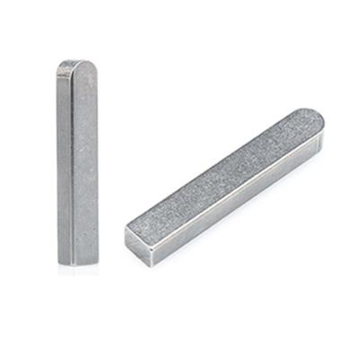 China 1018-1045 Steel undersized square stock DIN6885 Zinc Plating ANSI/ASME B18.25.1M for sale