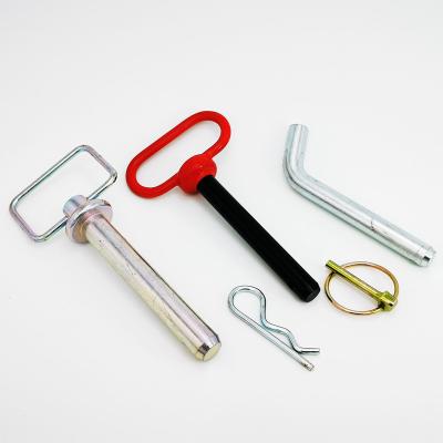 China 1 inch Forged Hitch pins with lynch pin for farm Tractors and Trailers for sale