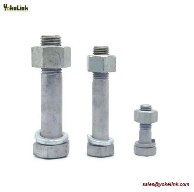China M16X2.0 ASTM F3125M Grade A325M Hot Dipped Galvanized Steel Structural Bolt w/A563 DH Nut & F436 Washer for sale
