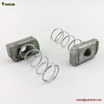 China Galvanized Steel M6 Strut Nut Spring Channel Nuts M6 HDG for sale
