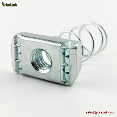 China Galvanized Steel M8 Strut Nut Spring Channel Nuts M8 HDG for sale