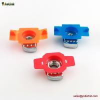 China Zinc plating Steel M8 Strut Channel Spring Nut M8 with plastic wing for sale