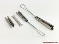 China Telecommunication 1-2 Pair Stainless Steel Telecom Drop Wire Clamp for sale