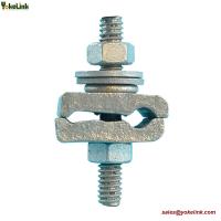 China Galvanized D Cable Lashing Wire Clamp 1/4