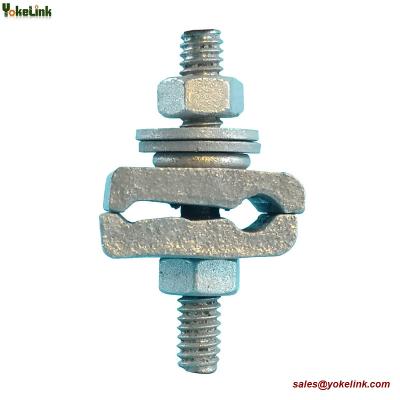 China Galvanized D Cable Lashing Wire Clamp 1/4