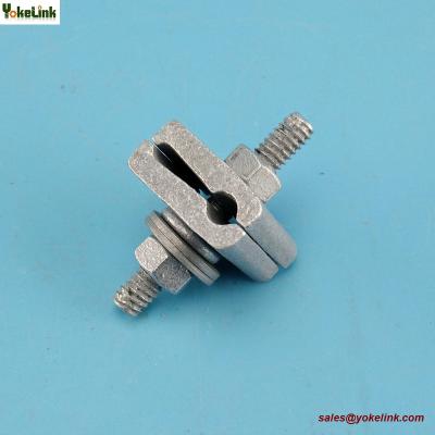 China Galvanized D Cable Lashing Wire Clamp 1/4