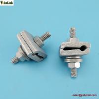 China Galvanized D Cable Lashing Wire Clamp 1/4