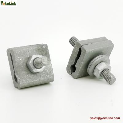 China Galvanized D Cable Lashing Wire Clamp 1/4