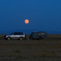 China NJSTAR Solar Powered Travel Trailers Pop Up Hard Floor Camper Trailer for sale