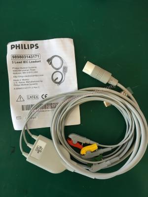 China PN 98980314317 PHiliph ECG Machine Parts 3 Leads IEC Leadset Cable Original for sale