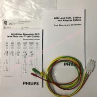 China M1674A 989803145121 PHiliph ECG Lead Set 3 Leadset Snap IEC ICU Replacement for sale