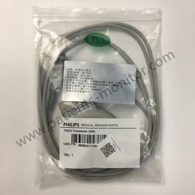 China PHiliph Goldway CTG7 Fetal Monitor TOCO Transducer Probe 6 Pin PN 989803174941 for sale
