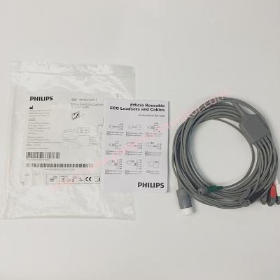 China 989803160771 PHiliph Efficia Combined Cable Adult 5- Leadest Grabber AAMI for sale