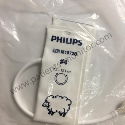 China PHiliph Neonatal Infant NIBP Cuff #4 Disposable M1872B 7.1-13.1cm Medical Equipment Accessories for sale