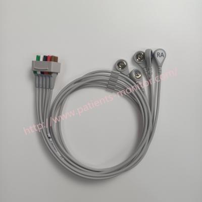 China REF 2106381-001 GE Adult ECG Leadwire Set 5-Lead Snap AHA 74cm 29in for sale