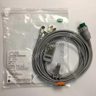 China Biolight BLT A2E A3 A5 A6 A8 Q3 Q5 Q7 ECG Lead Cable 12 Pin 8A 5 Lead AHA PN 15-031-0004 for sale