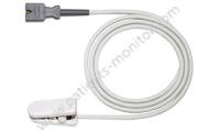 China Masima 1895 LNCS TC-I Reusable Ear Tip Clip SpO2 Sensor 9 Pin Connector 3FT/1M Cable Earlobe for sale