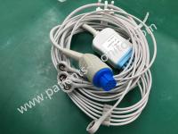 China GE Datex 5-Lead 10Pins ECG Cable REF DLG-011-05 Reusable Compatible Medical Accessories for sale
