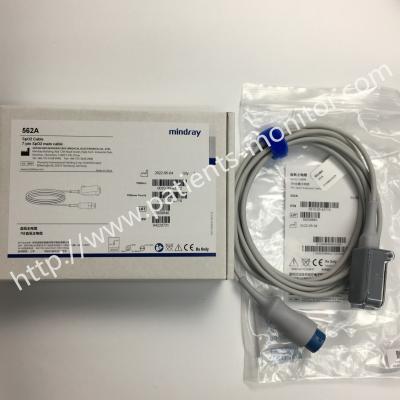 China Mindray 562A 7 Pins Spo2 Extension Cable Original 2.5M Patient Monitor Accessories P/N0010-30-43112 for sale