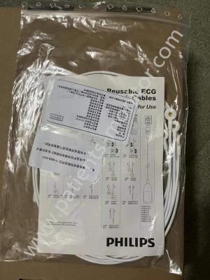 China Healthcare ECG Machine Cable M1604A CBL 5 Lead ICU Snap Chest IEC 989803144921 Reusable Length:1.0M for sale