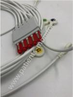China Healthcare ECG Machine Cable M1604A CBL 5 Lead ICU Snap Chest IEC 989803144921 Reusable Length:1.0M for sale