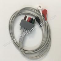 China Mindray 3-Lead ECG EKG Cable EL6301B 0010-30-42734 For Adt/Ped AHA Snap Reusable for sale