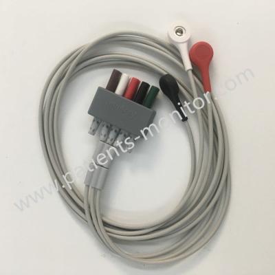 China Mindray 3-Lead ECG EKG Cable EL6301B 0010-30-42734 For Adt/Ped AHA Snap Reusable for sale