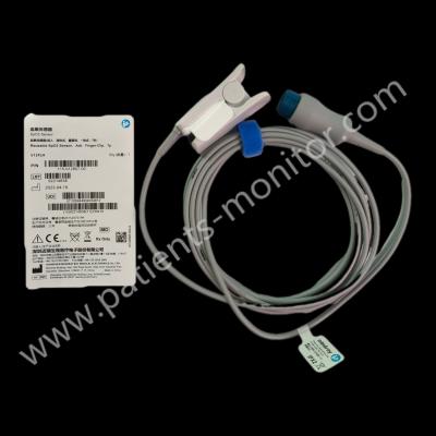 China Mindray 512FLH SpO2 Sensor Adult Reusable Finger-clip 7-Pin P/N 115-012807-00 Medical Cable for sale