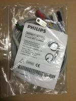 China IEC Leadset 989803143191 5 Lead 12 Pin Grabber suit for VM4 VM6 VM8 Patient Monitor for sale