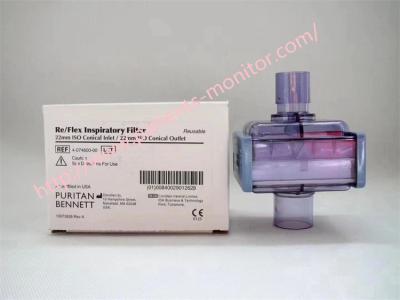 China PB760 PB840 Reusable Ventilator Bacterial Filter Tube Filter Connector  REF 4-074600-00 for sale