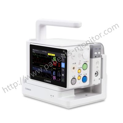 China COMEN K1 Patient Monitor Machine Multi-parameter Include NIBP IBP ECG SpO2 Temp Portable Medical Equipment for sale