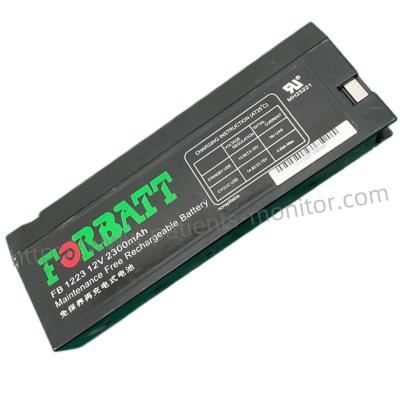 China PHiliph Goldway UT6000A Patient Monitor Rechargeable Battery FB1223 Maintenance Free 12V 2300mAh for sale