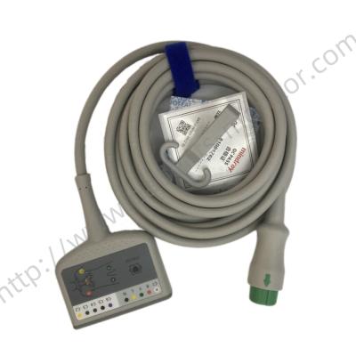 China Mindray N17/N15/N12 Patient Monitor 0010-30-42722 ECG Trunk Cable EV6204 12pin 12 Lead Host Cable IEC Def-P for sale