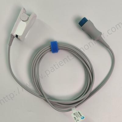 China Mindray 512FLH Reusable Spo2 Sensor Adult Finger Clip 7 Pin 115-012807-00 Medical Cable Accessories for sale