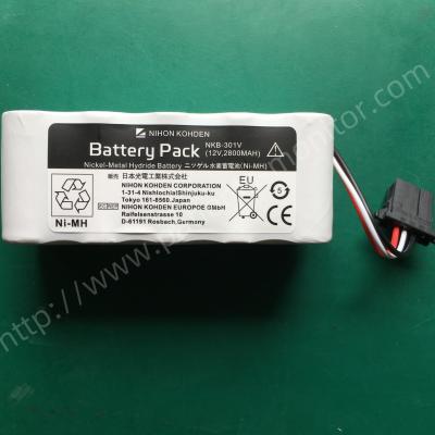 China Nihon Kohden NKB-301V Nickel-Metal Hydride Battery 12V 2800mAh For TEC Series ECG-1350 Defibrillator Machine for sale