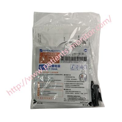 China Uniform Size Nihon Kohden P-744A AED Electrode Pads Original Defibrillator Parts For Medical Equipment UPS Delivery Method for sale