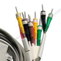 China NIHON KOHDEN ECG Patient Cable BJ-961D 10 Leads IEC Color Code TPU Cable For ECG Machine for sale