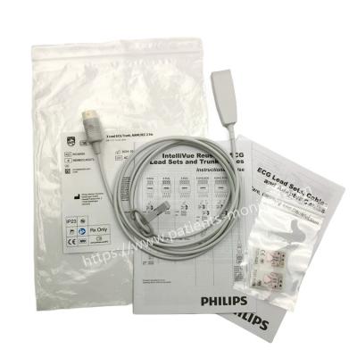 China 3 Lead ECG Cable Trunk AAMIIEC 2.7m M1669A Philip Original For Precise Monitoring for sale