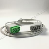 China GE Healthcare ECG Trunk Cable 2017003-001 3/5 Lead Standard AHA 3.6M 12ft for Medical Device for sale