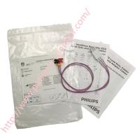 China Philipph M1624A ECG Lead Set Unshielded 3 Lead Miniclip AAMI 0.7M 989803144941 Original for sale