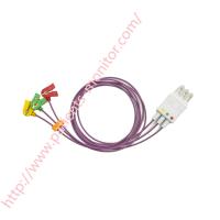 China Philiph M1626A ECG LeadSet Unshielded 3 Lead Miniclip IEC 0.7M 989803144951 New Original for sale