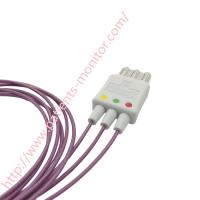China Philiph M1626A ECG LeadSet Unshielded 3 Lead Miniclip IEC 0.7M 989803144951 New Original for sale