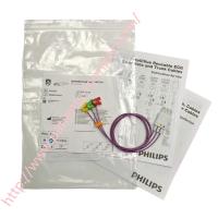 China Philiph M1626A ECG LeadSet Unshielded 3 Lead Miniclip IEC 0.7M 989803144951 New Original for sale