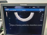 China Used Good Condition Toshiba PLM-703AT Linear Array Ultrasound Transducer Probe 7.5 Mhz Suitable For Emergency Rooms for sale