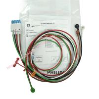 China Original Philipph M1644A CBL Reusable ECG 5 Leadset Snap AAMI ICU 989803144991 For ICU Monitoring for sale