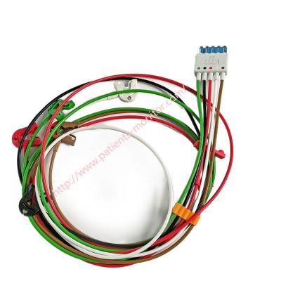 China Philipph M1968A 5 lead Grabber AAMI ICU Cable Lead Set 989803125841 New Original for sale