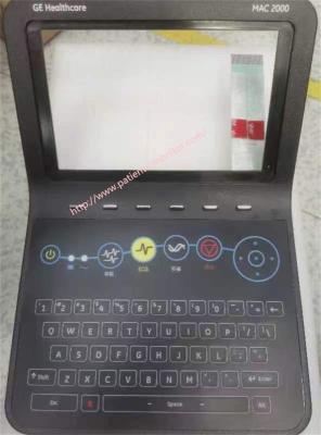 China GE MAC2000 ECG Keypad Model 2066261-008 Silicone Material Black Color with 90 Days Warranty for sale